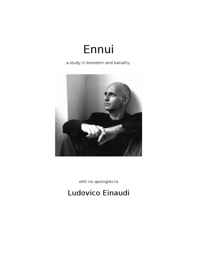 Exploring Ennui and Banality | PDF