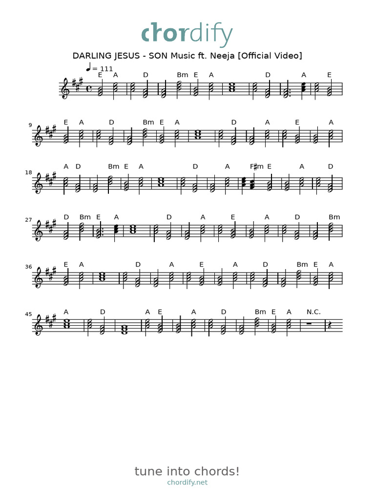 DARLING JESUS - SON Music Ft. Neeja (Official Video) | PDF