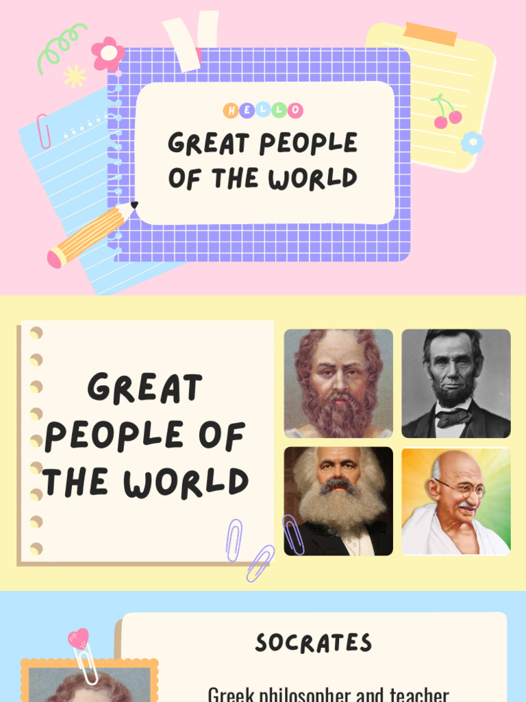 Great People of The World | PDF