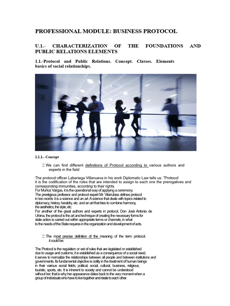 U.1. - CHARACTERIZATION OF THE FOUNDATIONS AND ELEMENTS OF PUBLIC ...