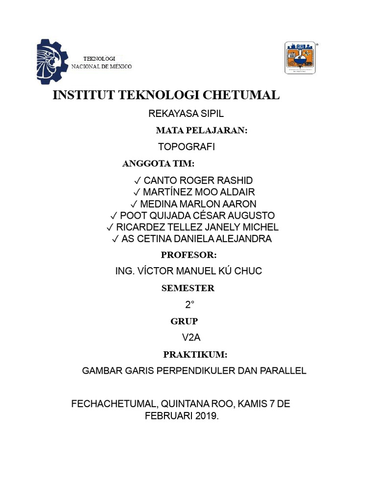 Gambar Garis Lurus Dan Garis Parallel | PDF