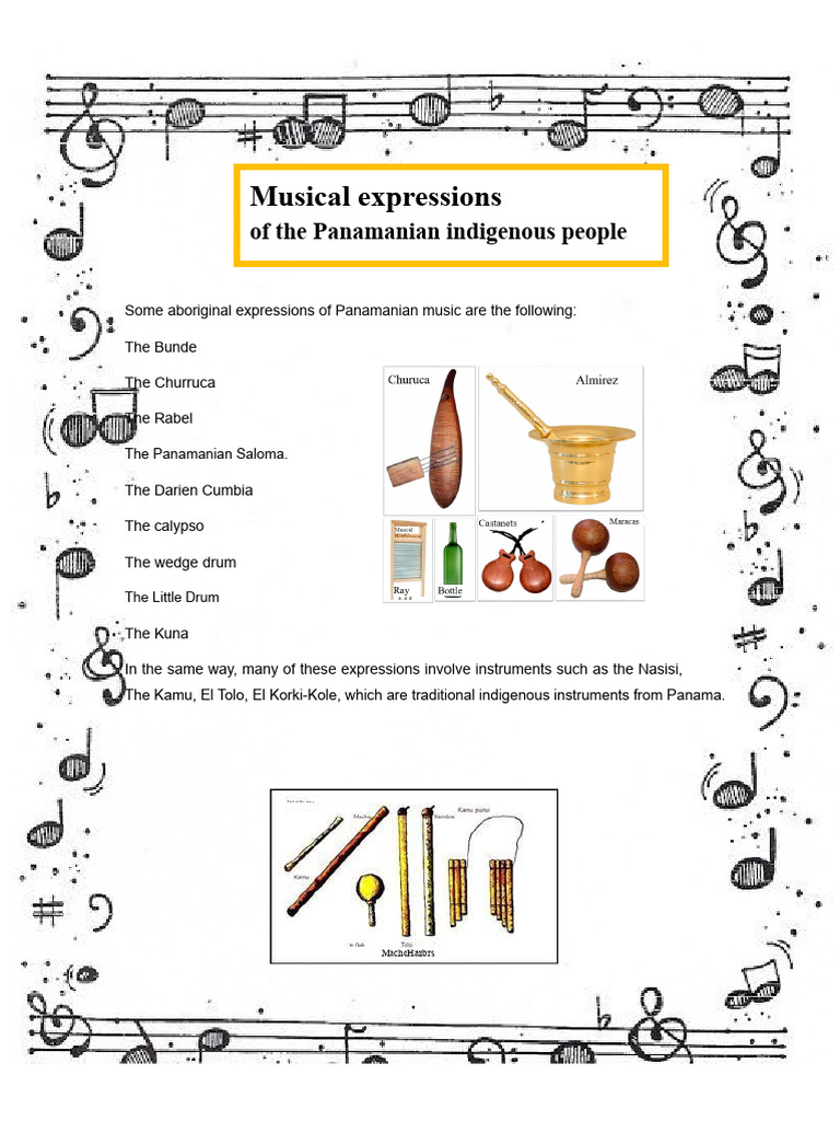 Panamanian Indigenous Musical Instruments | PDF