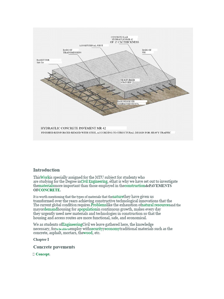Benefits and Types of Concrete Pavements | PDF | Road Surface | Concrete