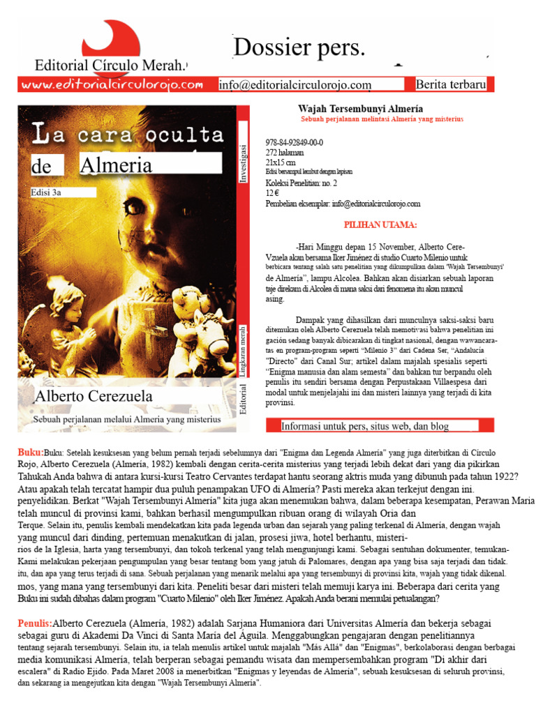 Dossier - Wajah Tersembunyi Almería. | PDF