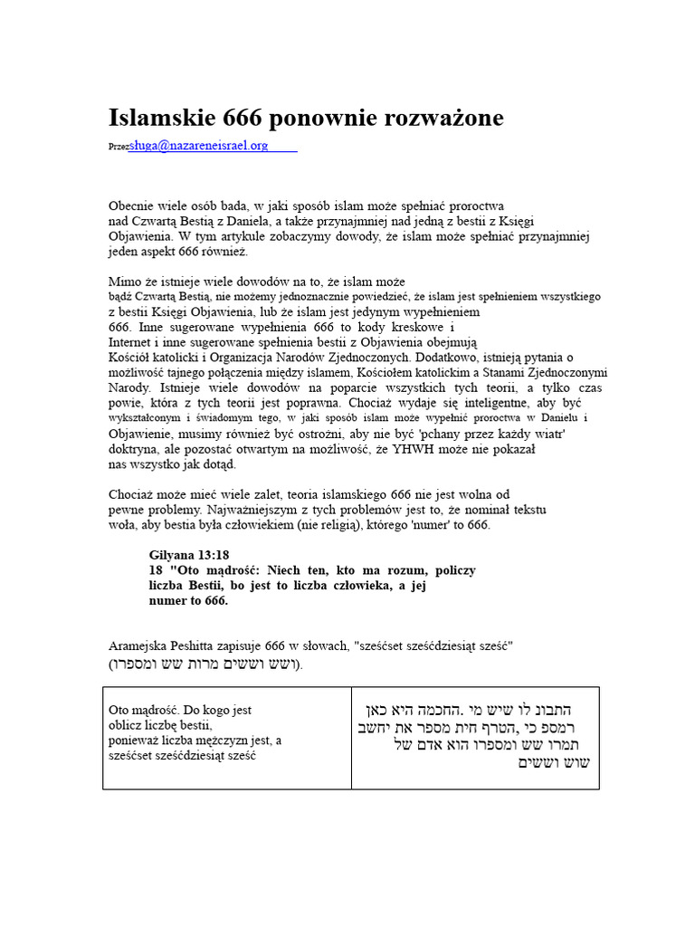 Islam 666 Rewizyta | PDF