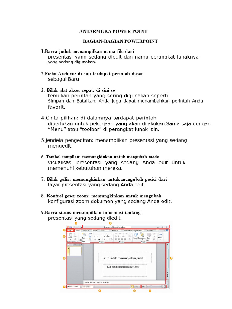 Antarmuka Power Point | PDF