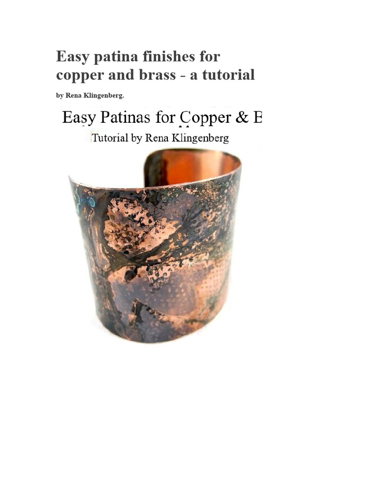 Easy Patina Techniques for Brass | PDF | Brass | Copper