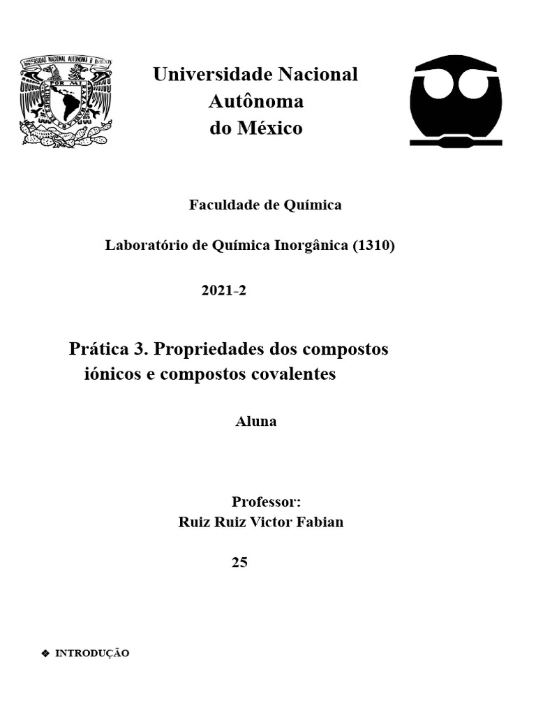 Propriedades de Compostos Covalentes | PDF | Polaridade química ...