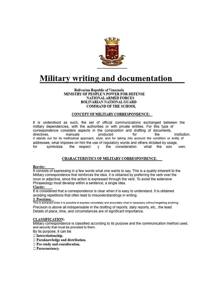 Military Writing and Documentation G.N.B. Esguarnac San Tome 2017 | PDF ...