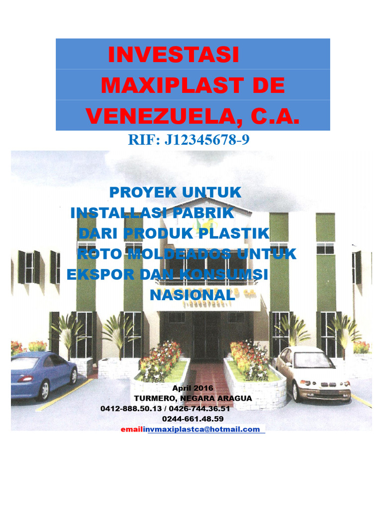 Proyek Pabrik Plastik Roto Molding | PDF