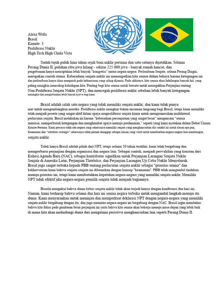 Alexa - Posisi Kertas Mun Brazil | PDF