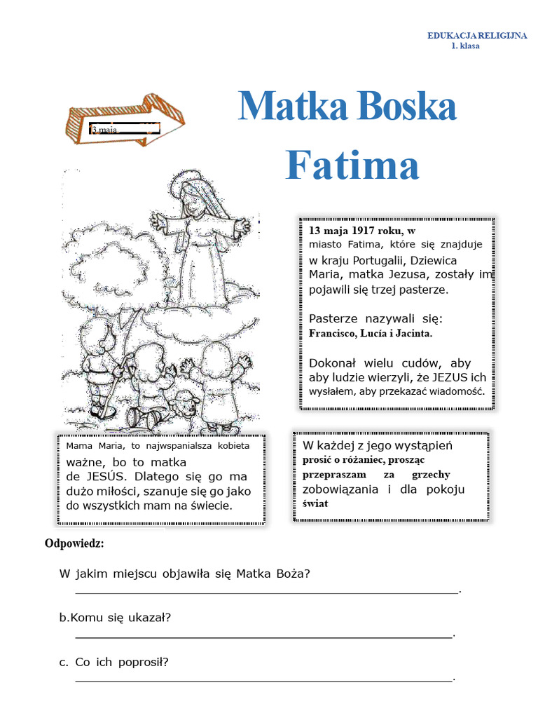 Matka Boska Fatimska | PDF