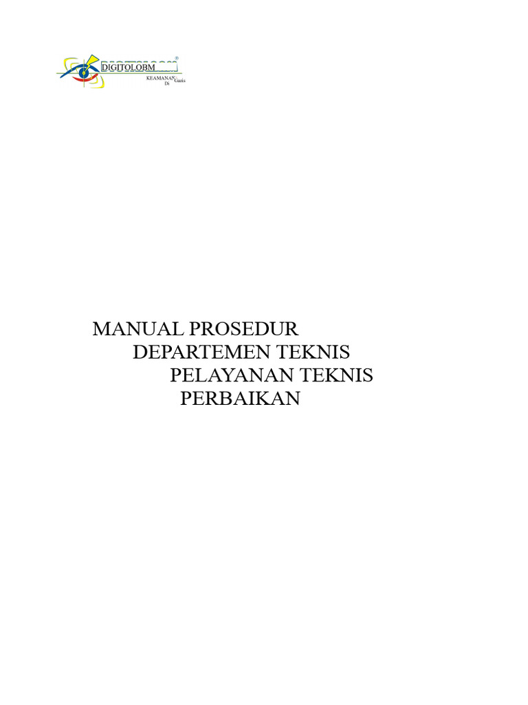 Prosedur Perbaikan Layanan Teknik | PDF