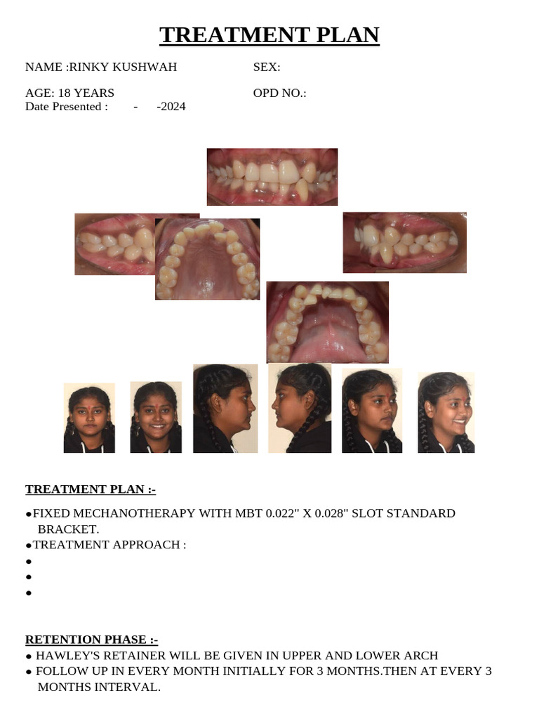 Treatment Plan | PDF