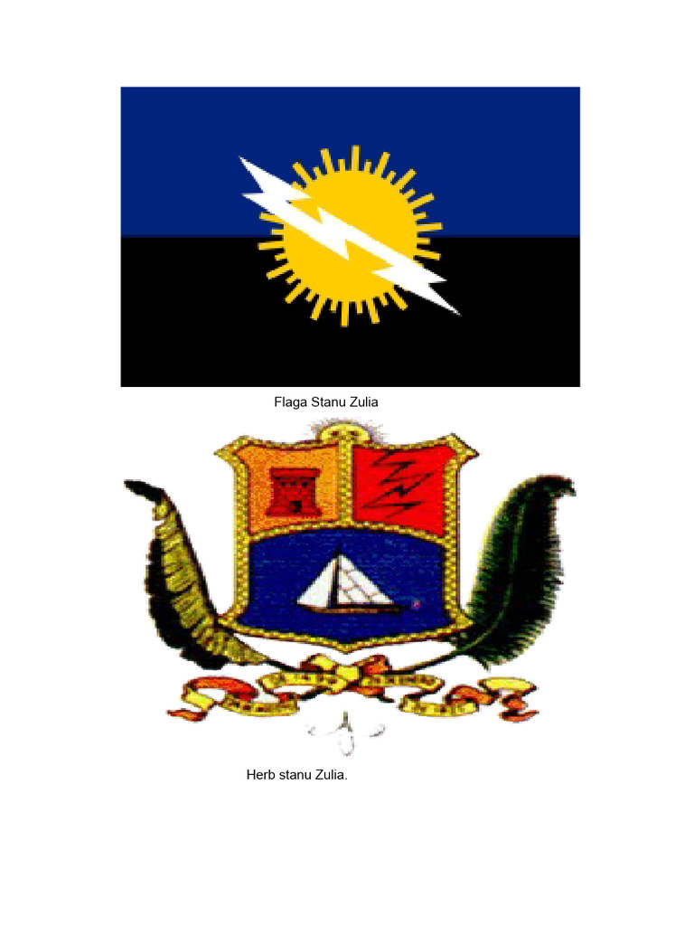 Flaga, Herb, Hymn, Mapa Stanu Zulia | PDF
