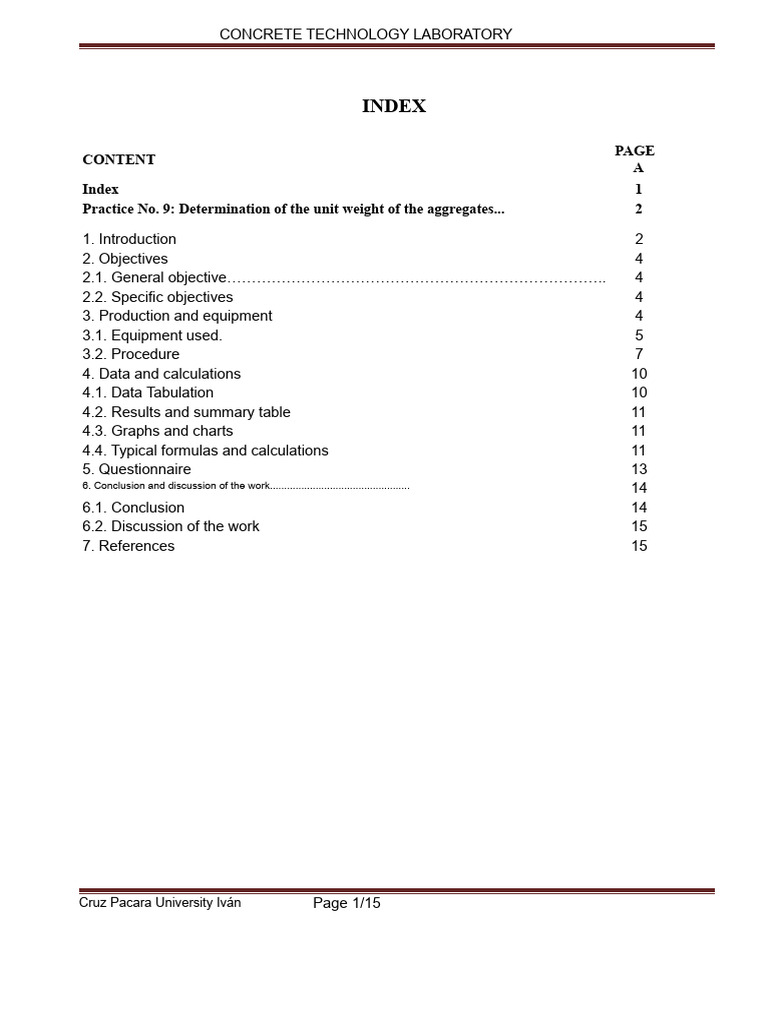 Unit Weight of 20mm Aggregates Analysis | PDF | Density | Volume