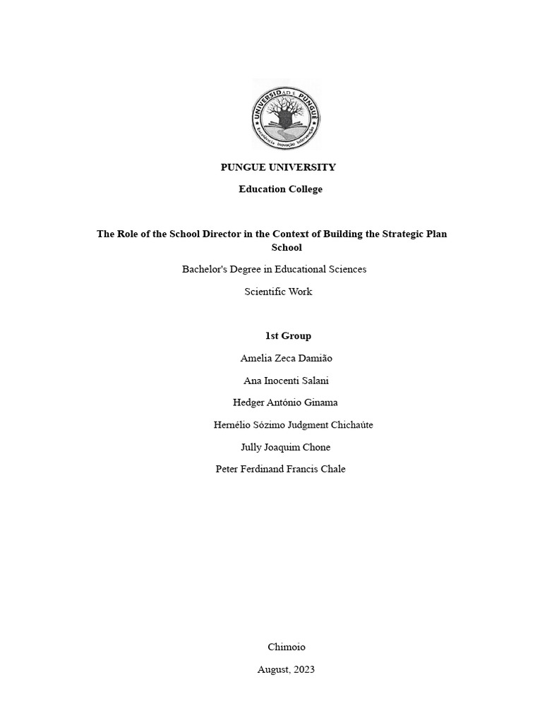 The Role of The School Principal in The Context of Building The School ...