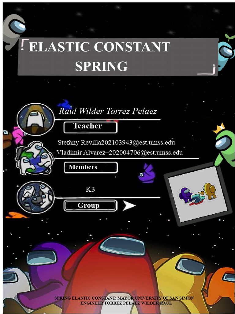 Elastic Constant Report Spring | PDF | Deformation (Engineering ...