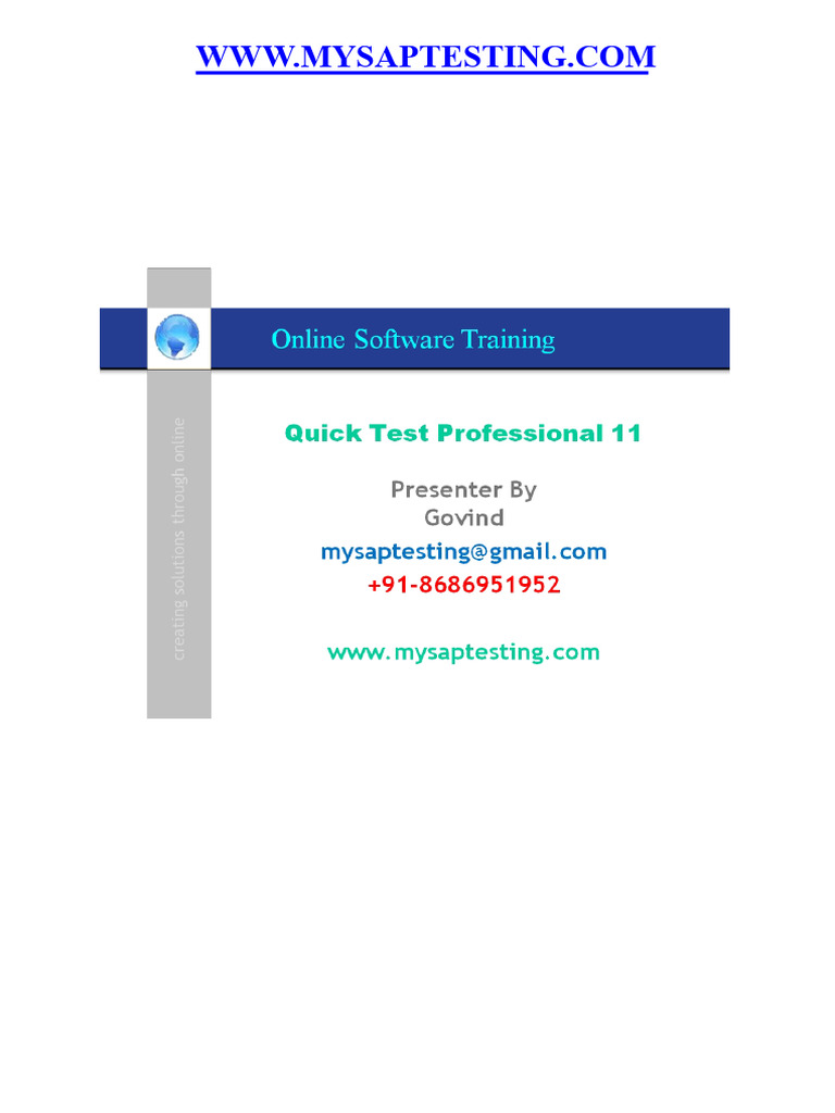 QTP Automatisering en Codestandaarden | PDF