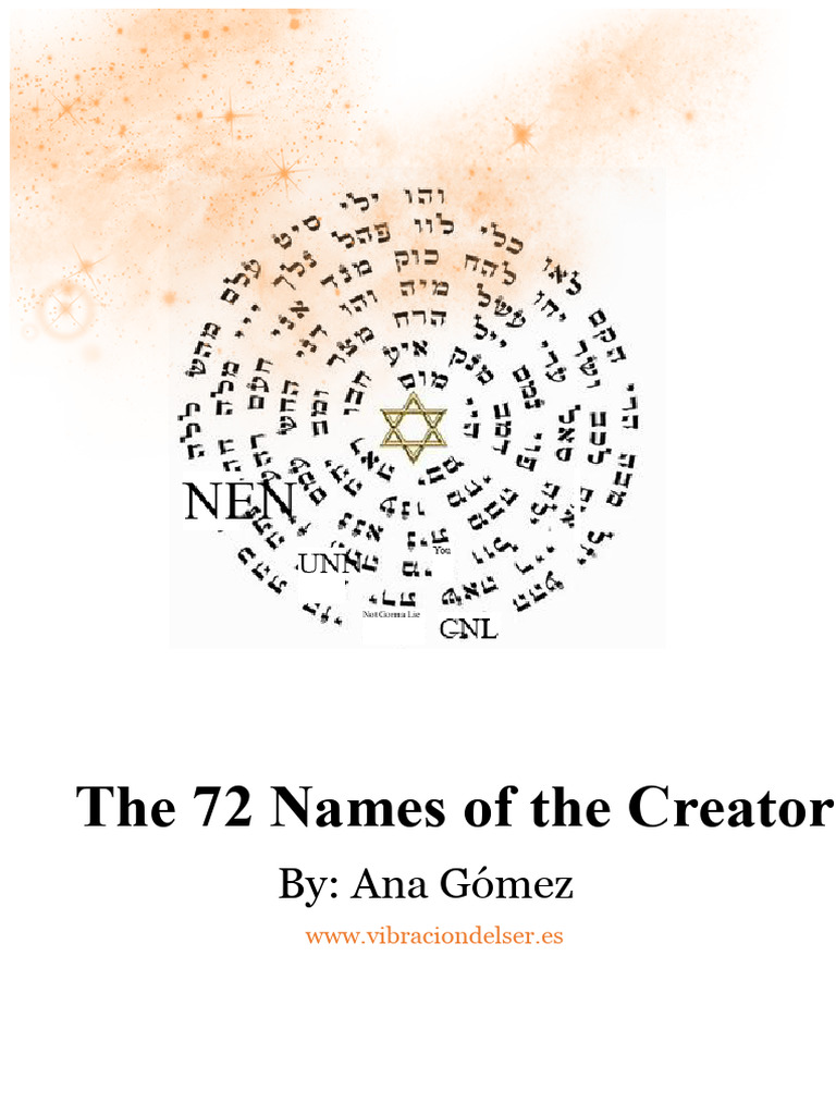 72 Sacred Names for Spiritual Healing | PDF | Soul | Angel
