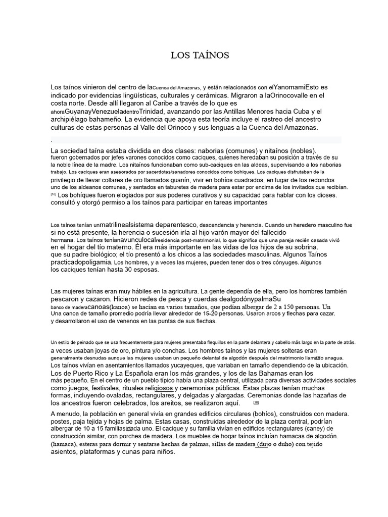 Los Taínos | PDF | Maíz