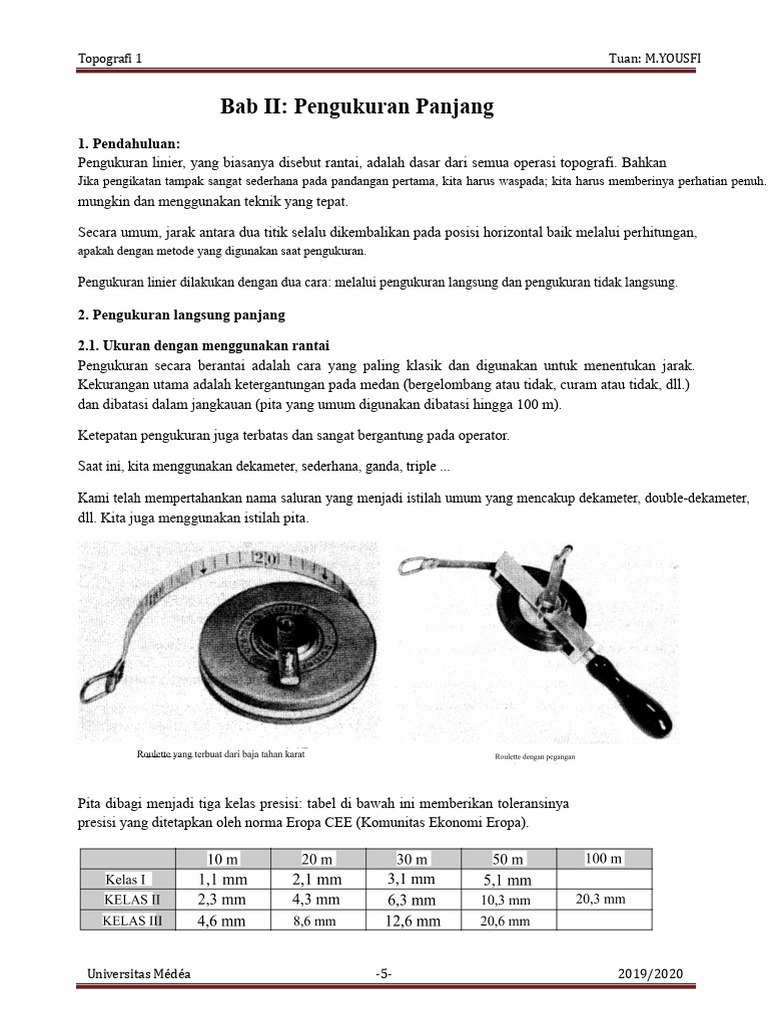 Bab II - Pengukuran Panjang | PDF