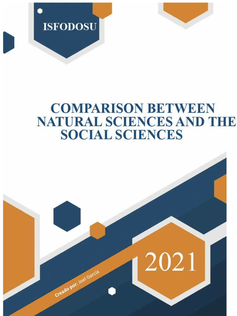 Comparative table (Natural and Social) | PDF | Science | Social Sciences