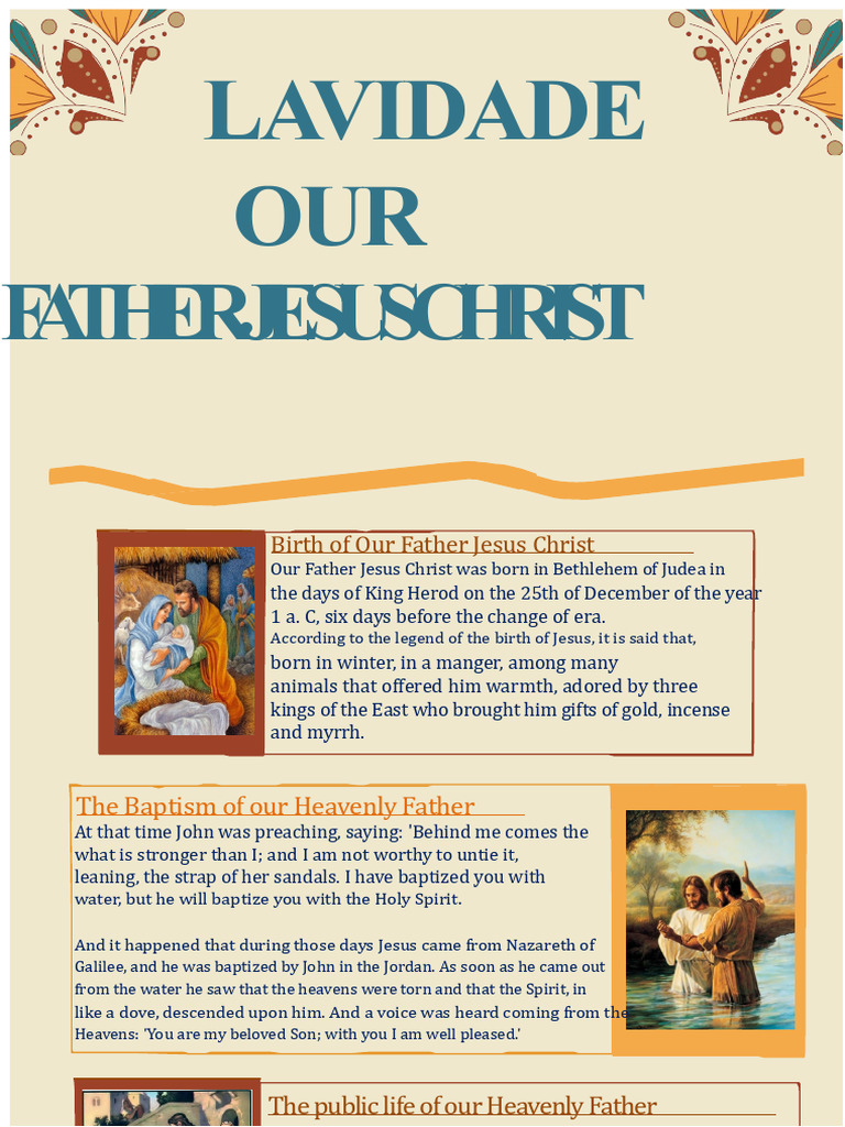 Infographic of Our Heavenly Father | PDF