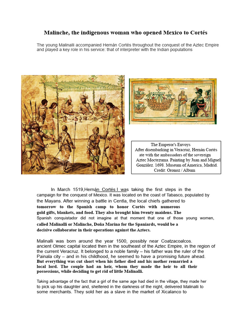 Malinche | PDF | Hernán Cortés | Mesoamerica