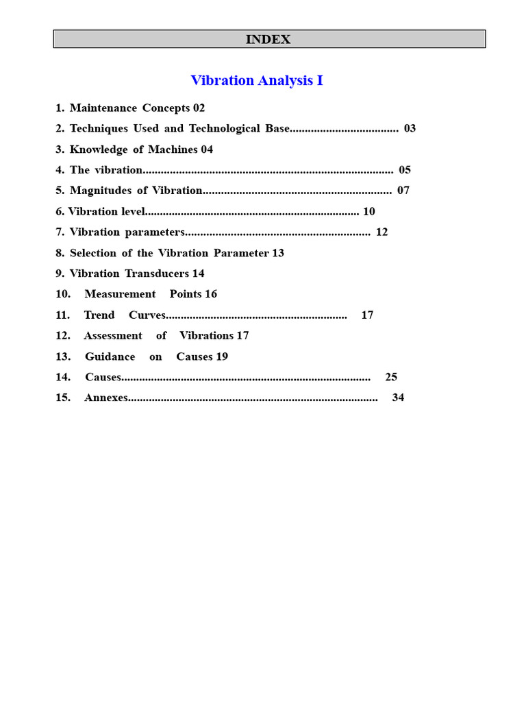 Vibration Analysis | PDF | Amplitude | Frequency