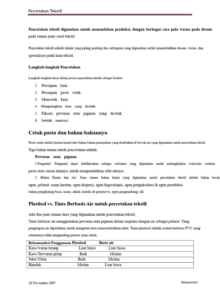 Mencetak | PDF