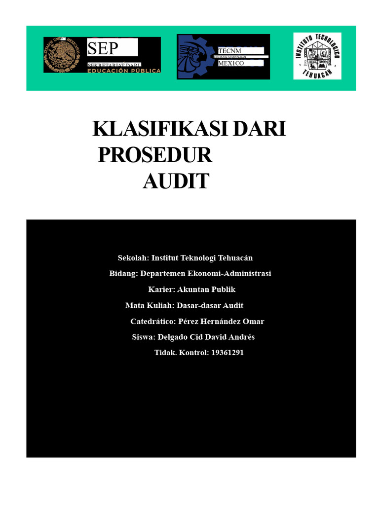 Klasifikasi Prosedur Audit | PDF
