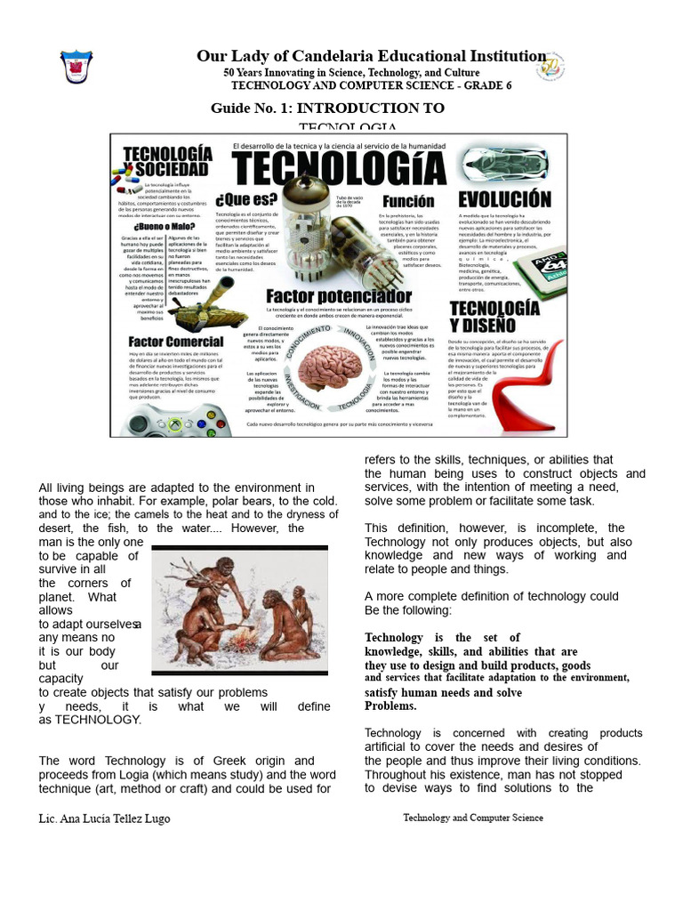 Introduction to Technology for Grade 6 | PDF | Science | Knowledge