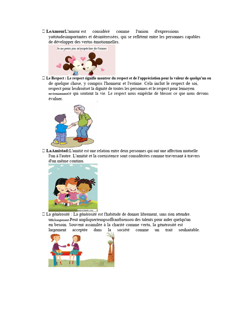 Valeurs humaines essentielles et vertus | PDF | Vertu | Sagesse
