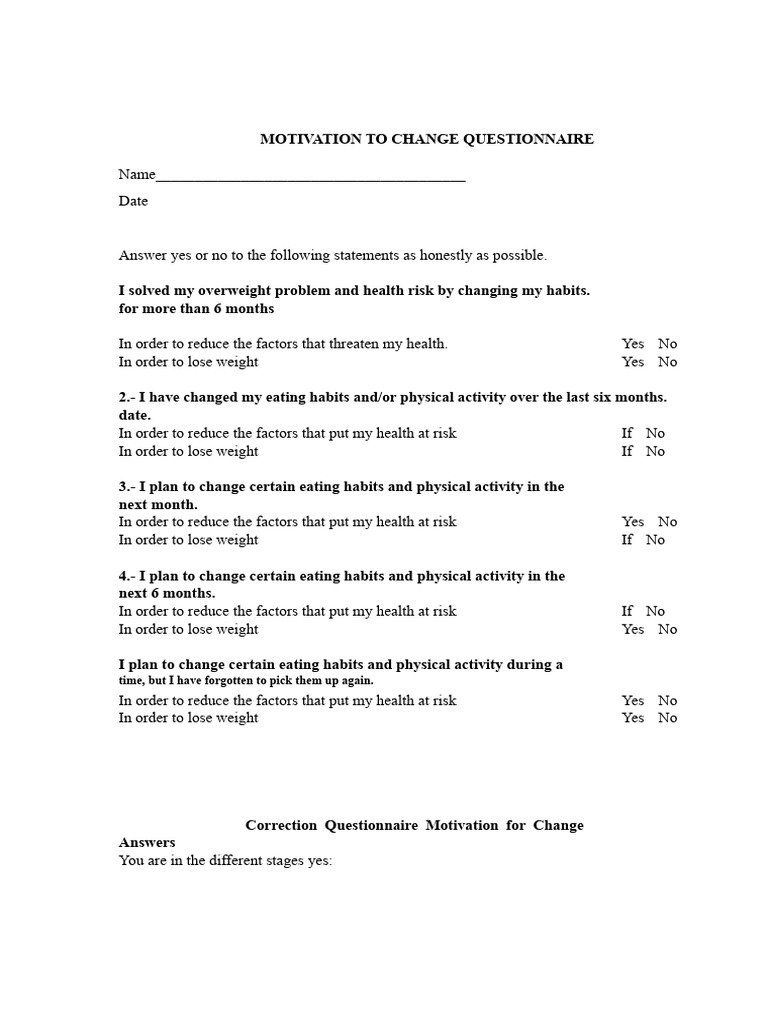 Student Motivation Change Survey | PDF