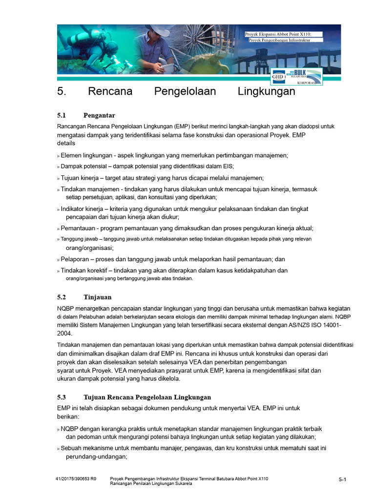 Rencana Lingkungan Untuk Contoh Lokasi Konstruksi | PDF