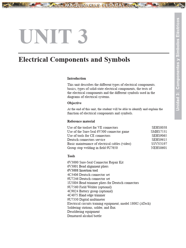 Electrical Components and Symbols Guide | PDF | Resistor | Electrical ...
