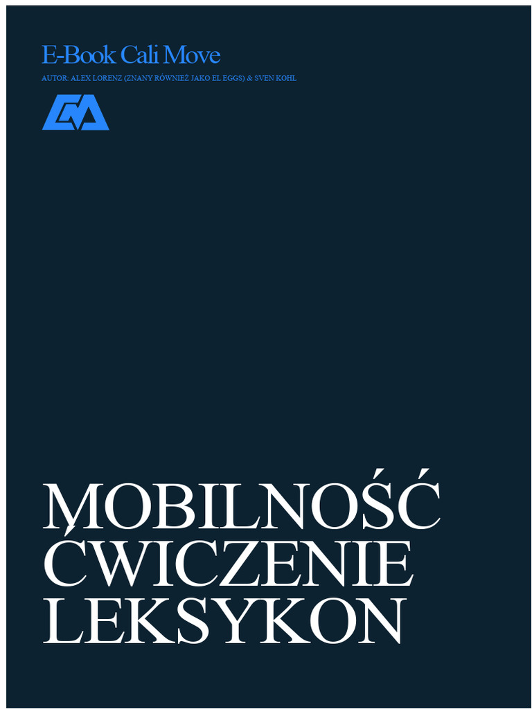 Cali Move - Mobilność - Leksykon Ćwiczeń | PDF