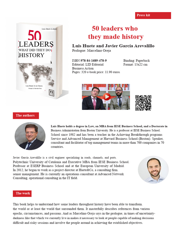 Dossier 50 Leaders Who Made History PDF | PDF
