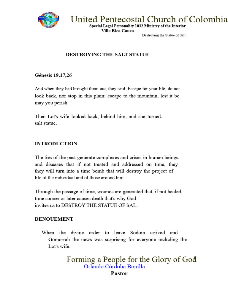 Destroying The Statue of Salt | PDF | Religious Belief And Doctrine ...
