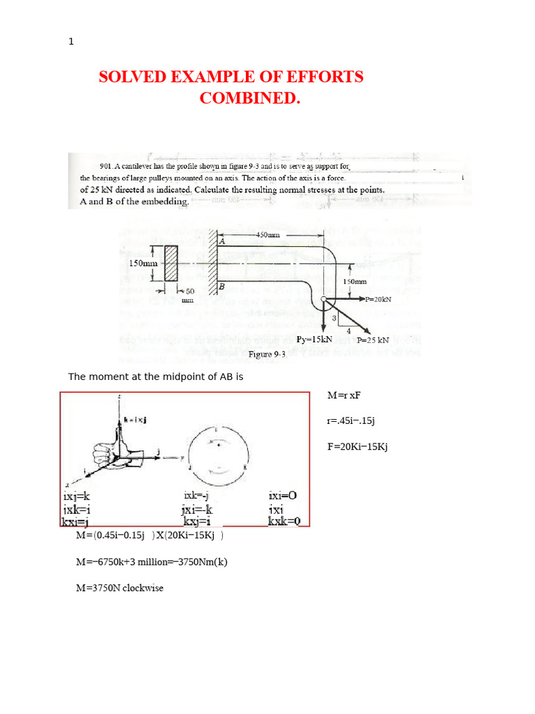 Combined Efforts Example 1 Resolved Partial 2 | PDF