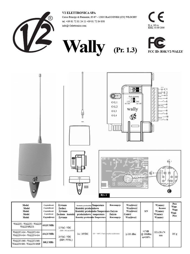 Podręcznik WALLY V2 | PDF