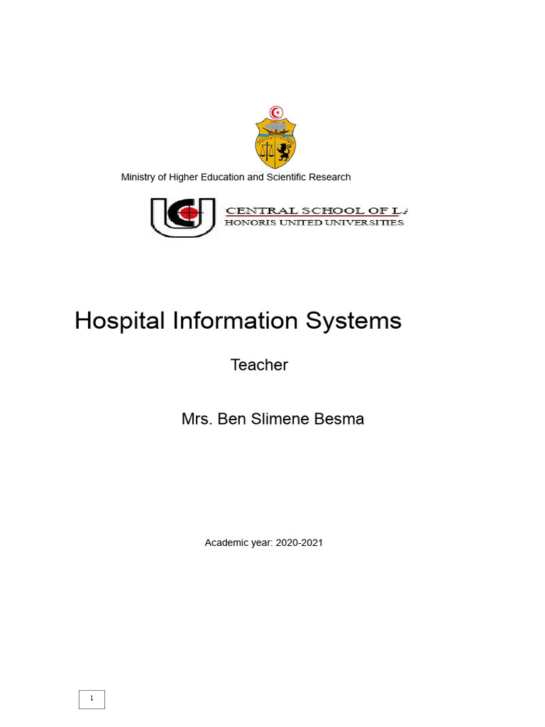 Overview of Hospital Information Systems | PDF | System | Information