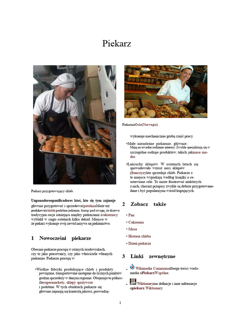 Piekarz | PDF