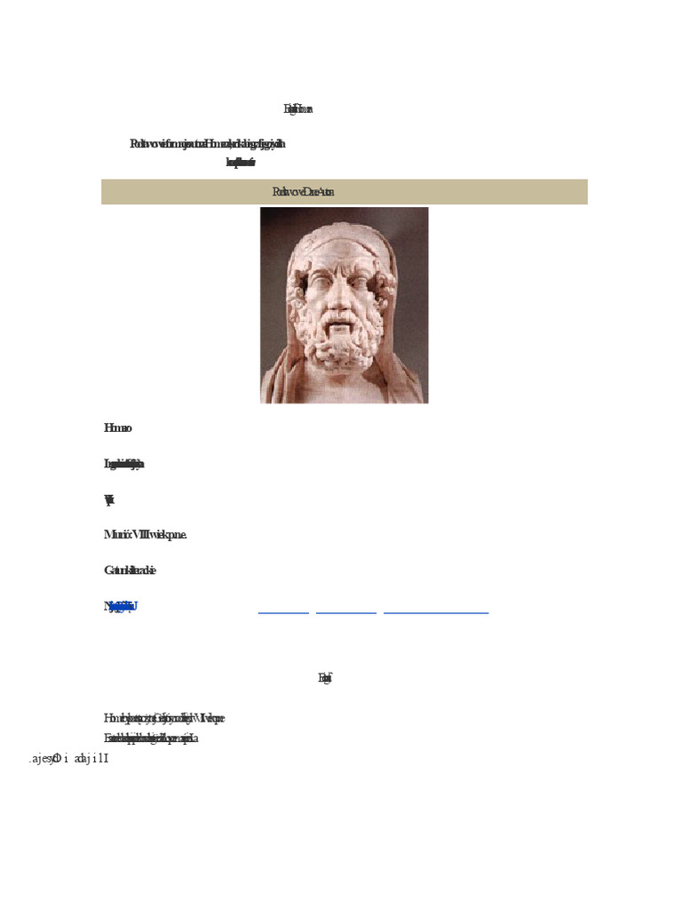 Biografia Homera | PDF