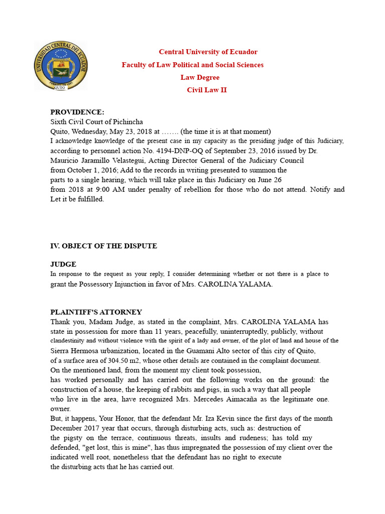 Audience Simulation Script 1 | PDF | Evidence | Complaint