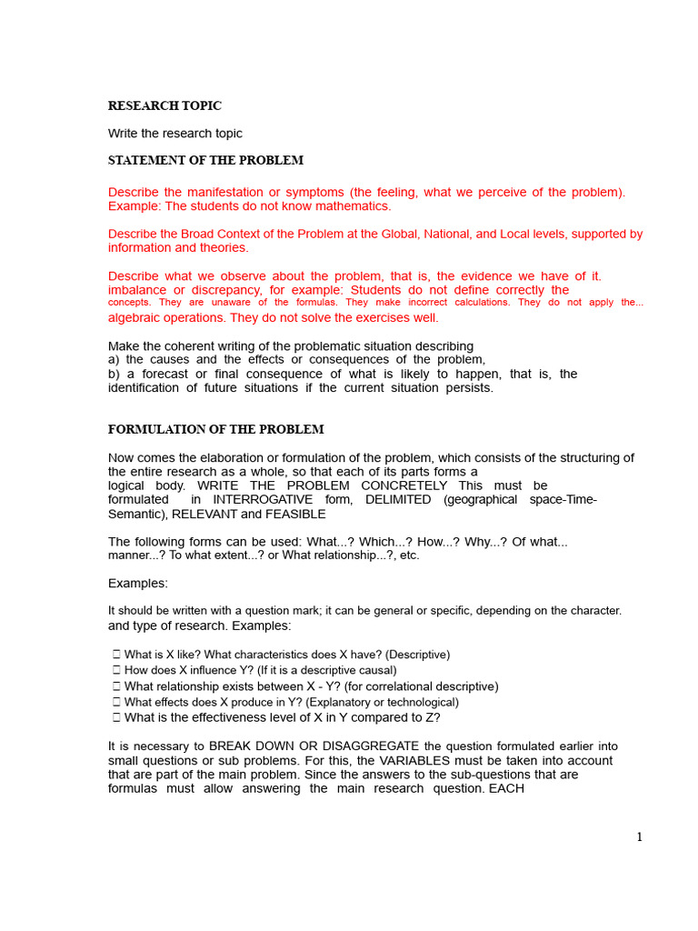 Problem Statement Format | PDF | Creativity | Causality