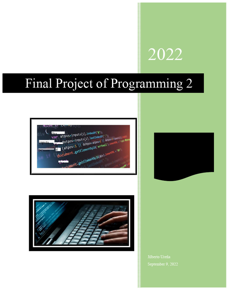 Final Project Programming II | PDF | Databases | Computing