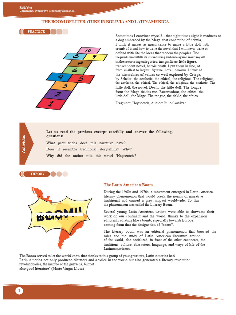 Topic 1 The Boom of Literature in Bolivia and Latin America | PDF ...