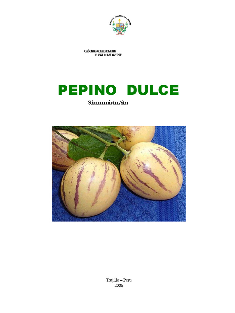Pepino Doce: Cultivo e Características | PDF | Agricultura | Flores
